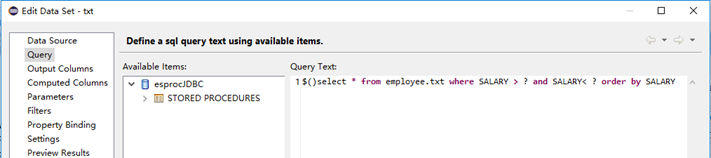 How to Call an SPL Script in BIRT · SPLWare/esProc Wiki · GitHub